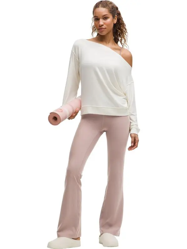 Lululemon Groove Nulu High-rise Flared Pant - Ashen Rose
