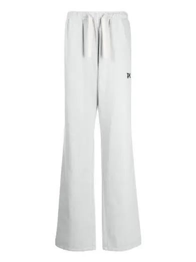 Palm Angels Monogram Travel Pants - White