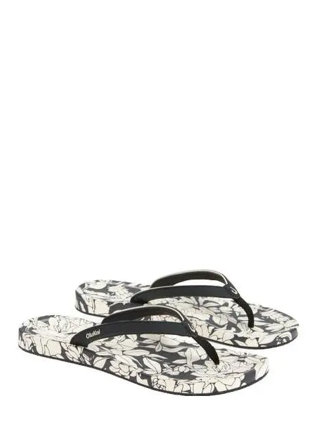Olukai Uiki Flip Flop - Lava Rock / Pa I
