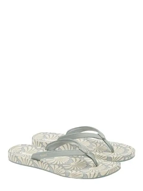 Olukai Uiki Flip Flop - Silver Pine/pa'i