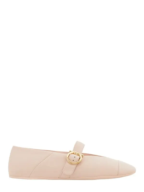 FERRAGAMO Gancini Ballet Flat - Pink