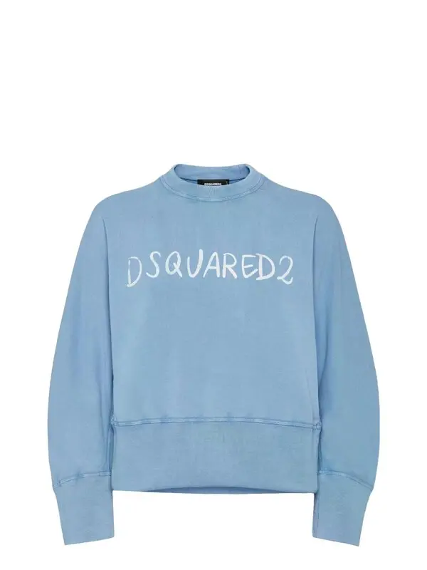 Dsquared2 Logo-print Sweatshirt - Blue