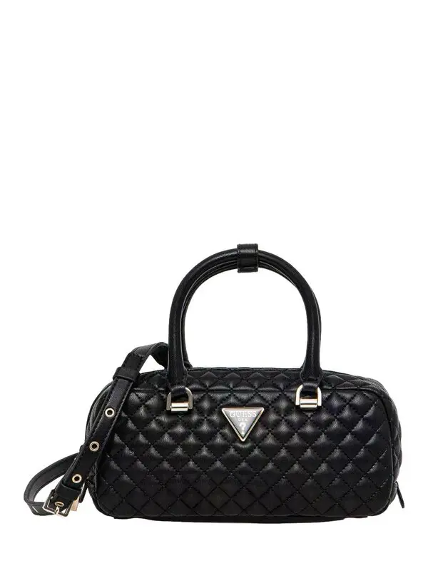 Guess Logo-plaque Tote Bag - Black