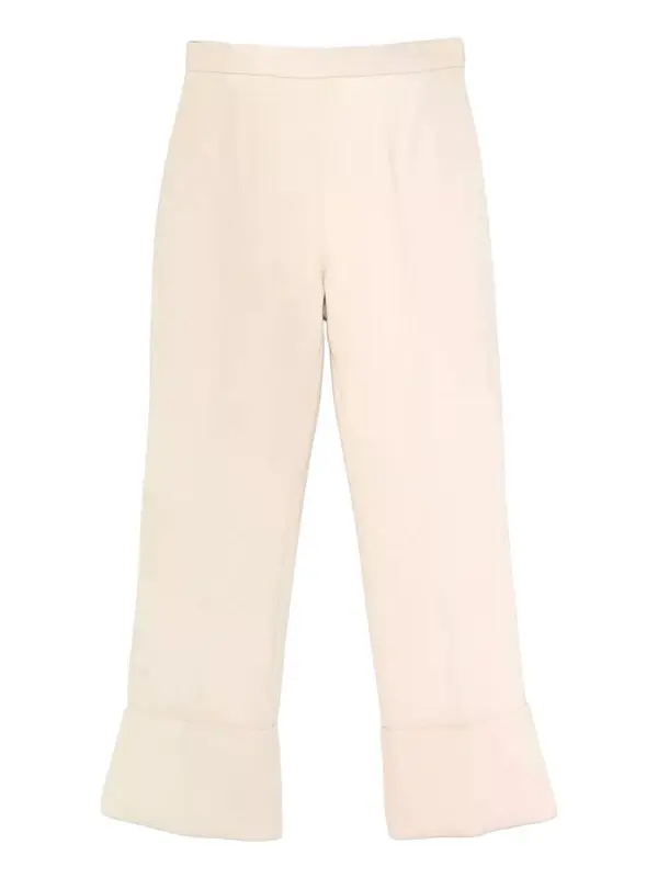 Valentino Garavani Wool Trousers - Neutrals