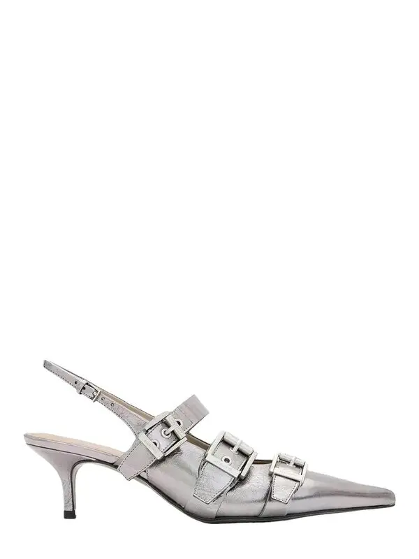ALLSAINTS Grace Slingback Pumps - Grey