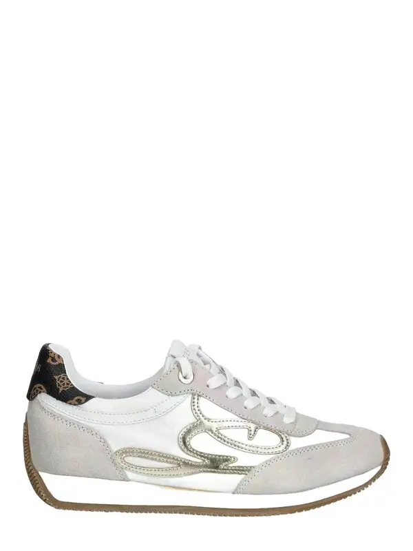 Guess Logo-print Sneakers - White