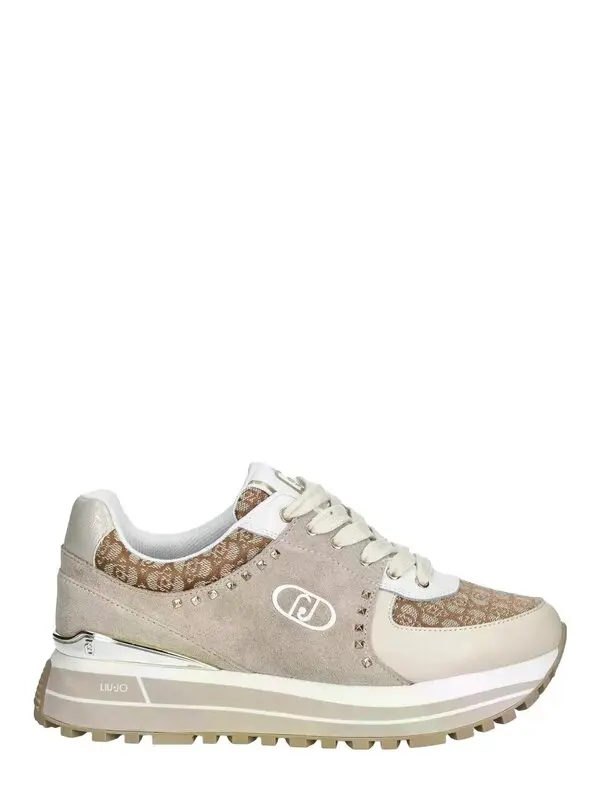 Liu Jo Jacquard Platform Sneakers - Neutrals