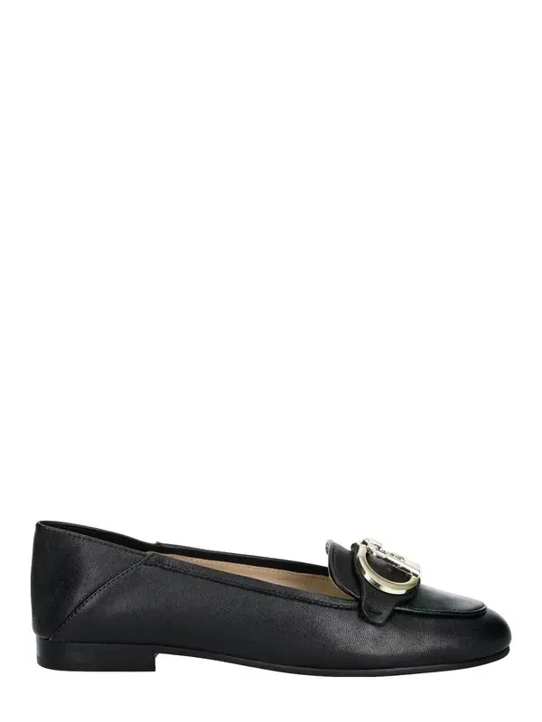 Liu Jo Maxi-logo Ballerina Shoes - Black