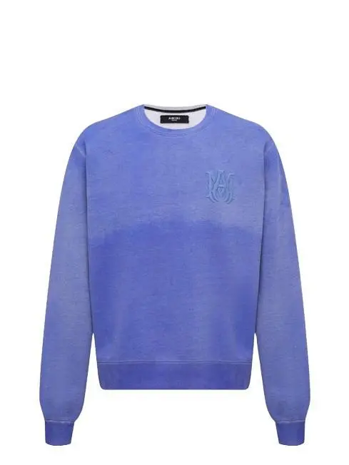 Amiri Ma Bar Logo Crewneck Sweatshirt - Blue