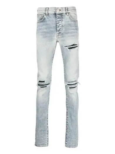 Amiri Mx1 Distressed Jeans - Stone Indigo