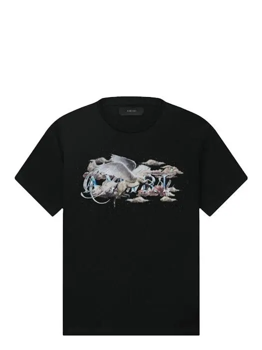 Amiri Pegasus Scriptprint T-shirt - Black