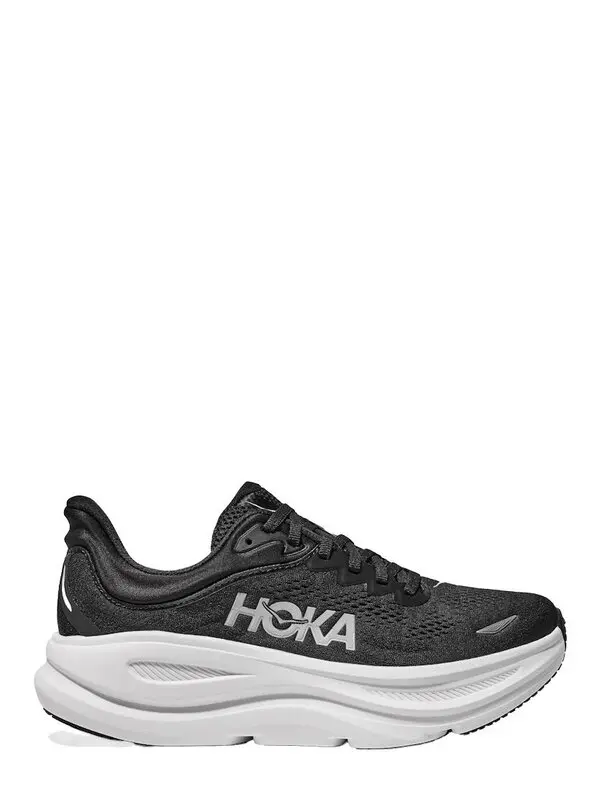 Hoka One One Bondi 9 Athletic Sneakers - Black/white