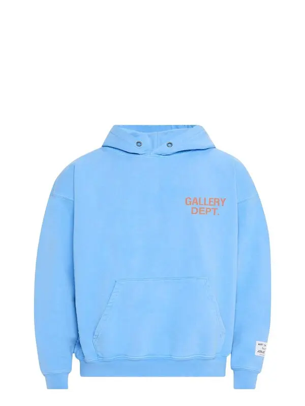 GALLERY DEPT. Terry 90s Logo Hoodie - Baby Blue