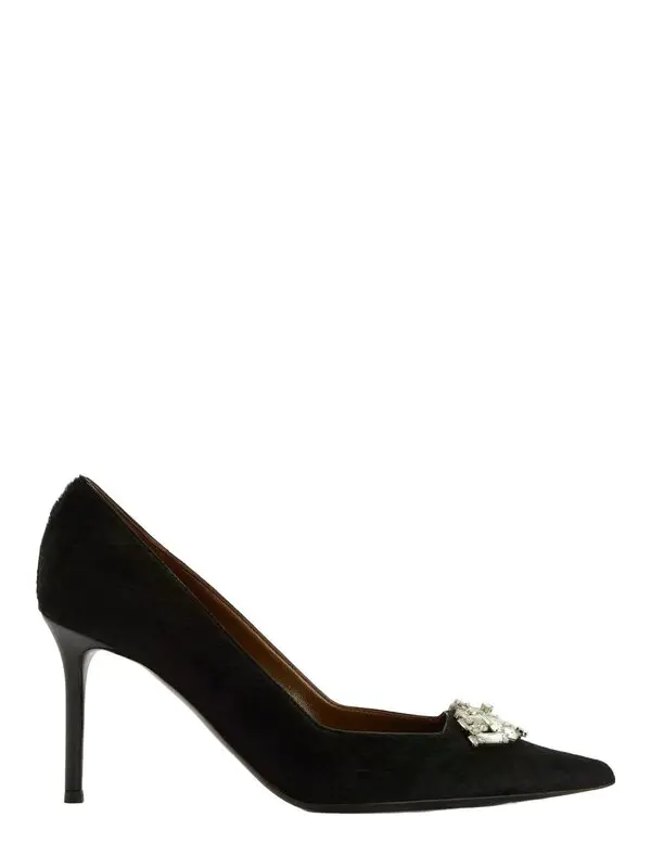 GIUSEPPE ZANOTTI 105mm Raquel Crystal Pumps - Black