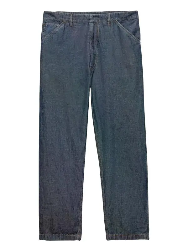Prada Chambray Pants - Blue