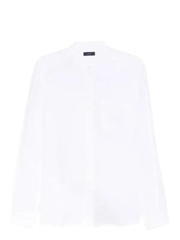 FAY Linen Shirt - White