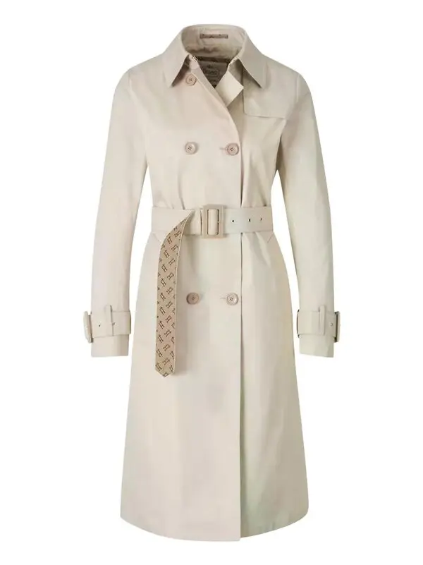 Herno Cotton Trench Coat - Neutrals