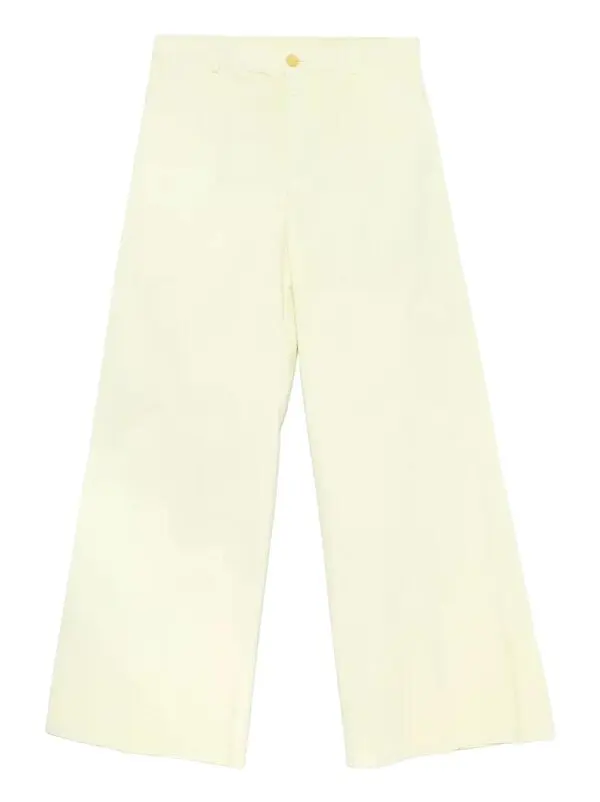 FORTE_FORTE Straight-leg Trousers - Yellow