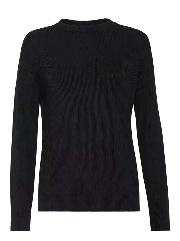 Brunello Cucinelli Cotton Sweater - Black