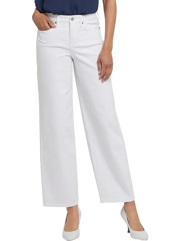 NYDJ Jemma Barrel Jeans - Optic White