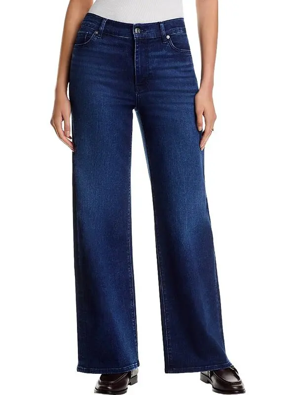 FRAME Le Slim Palazzo High-rise Wide Leg Jeans - Trick