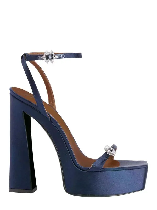GIUSEPPE ZANOTTI 145mm Himari Wedge Sandals - Blue