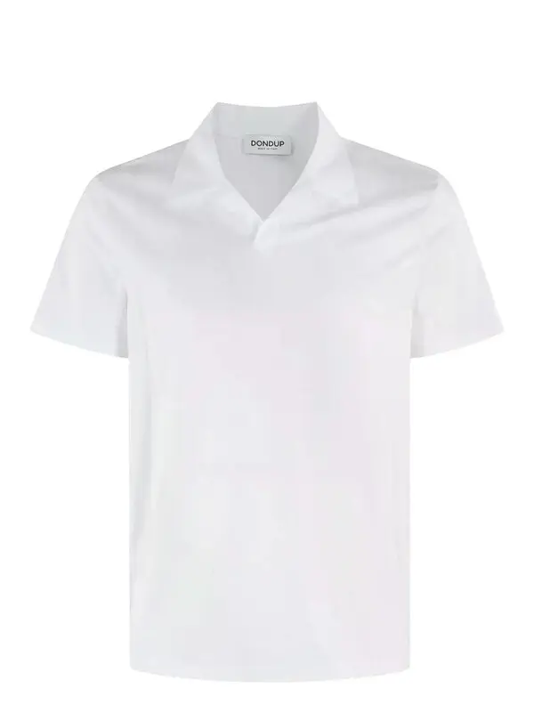 DONDUP Cotton Polo Shirt - White
