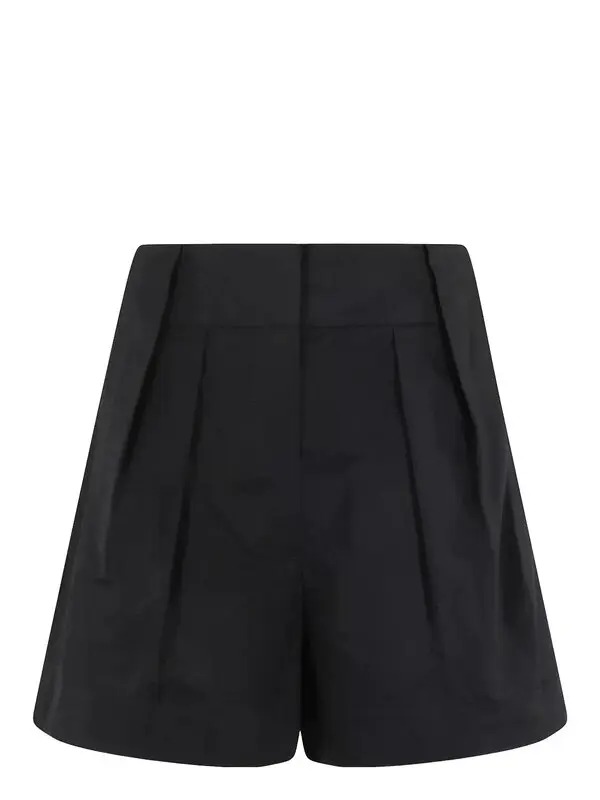 Federica Tosi Stretch-cotton Shorts - Black