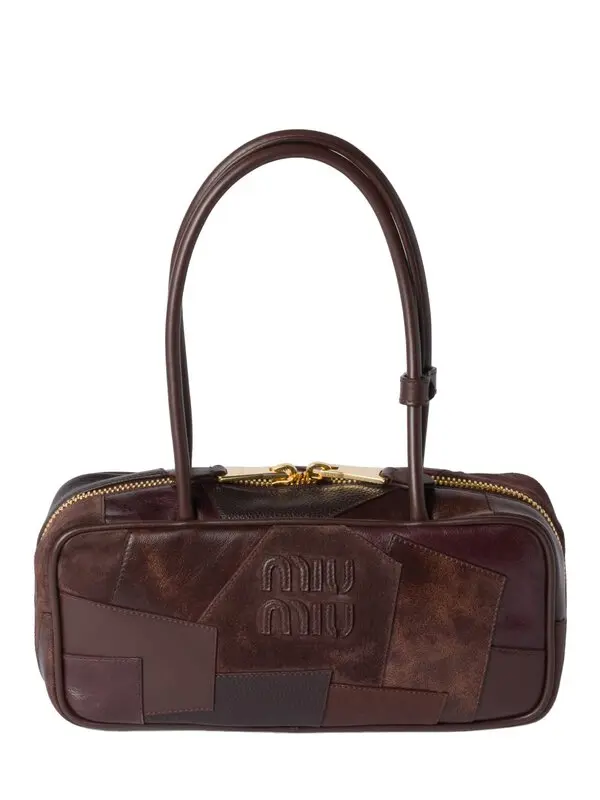 Miu Miu Beau Leather Bag - Briarwood