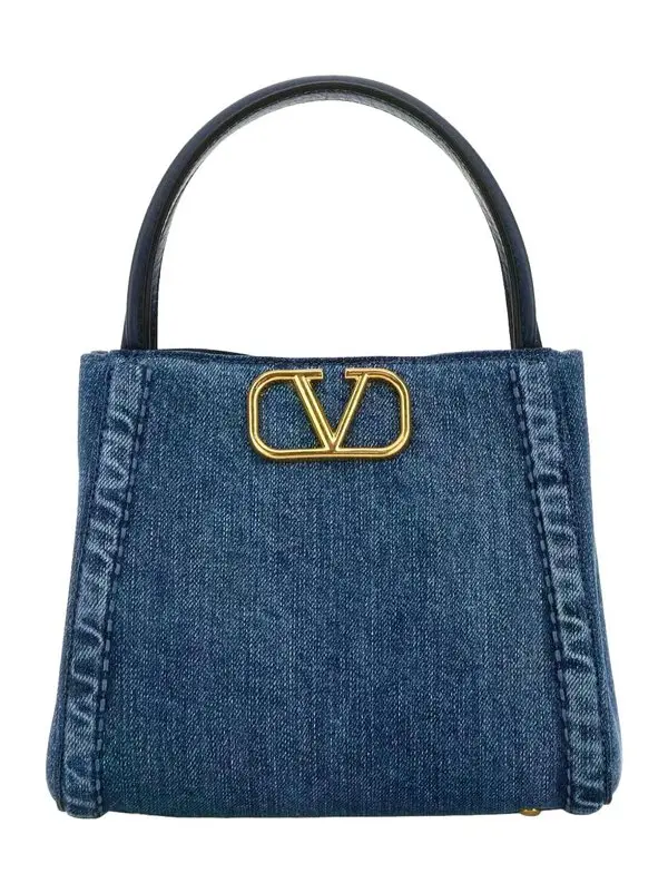 Valentino Garavani Alltime Small Tote - Blue