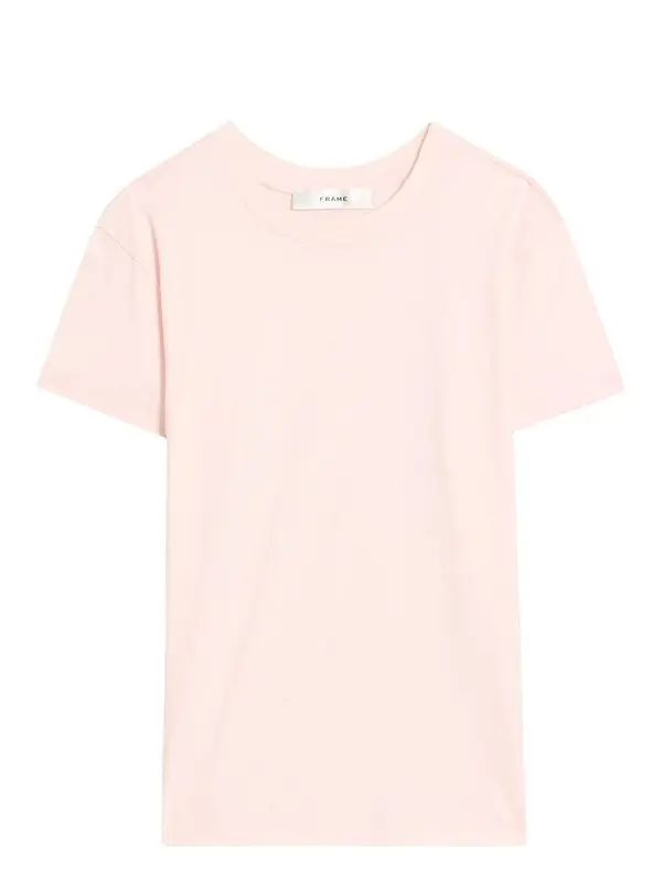FRAME The Baby Cotton-jersey T-shirt - Pastel Pink