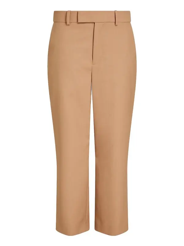 FRAME Wool-blend Twill Pants - Camel