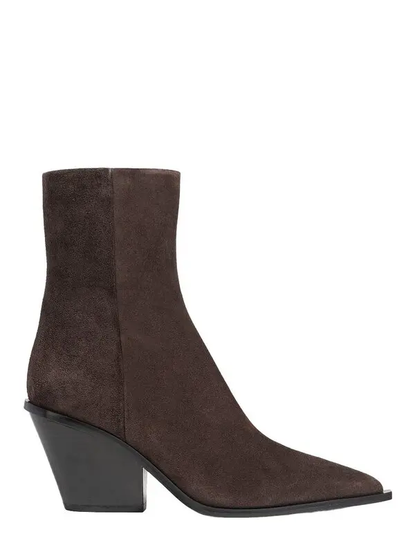 A.emery Odin Suede Ankle Boots - Chocolate
