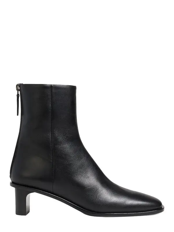 A.emery Soma Leather Ankle Boots - Black