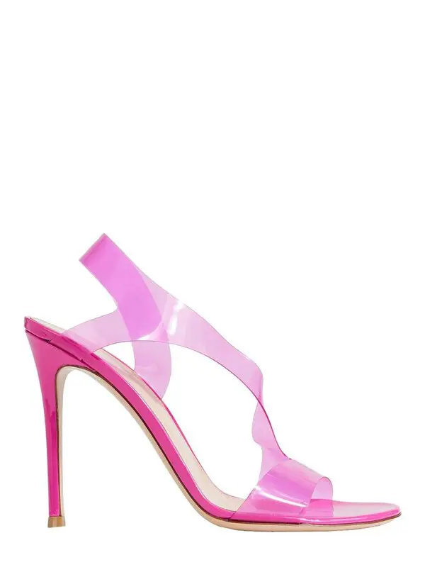 GIANVITO ROSSI Metropolis Slingback Sandals - Fuchsia