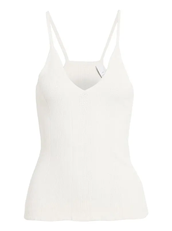 IRO PARIS Coby Pointelle-knit Camisole - Cream