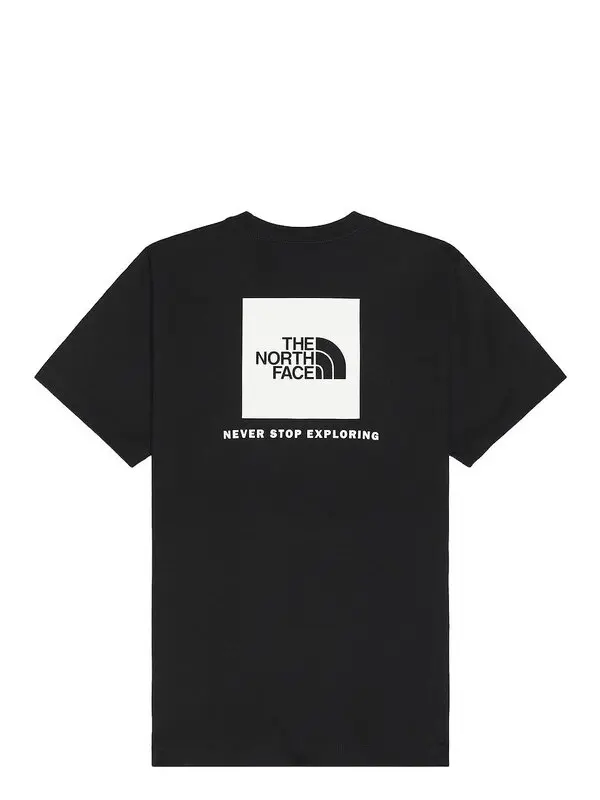 The North Face Short Sleeve Core Box Nse Tee In Black - Tnf Black & Tnf White