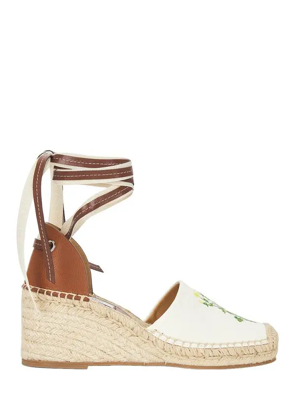 Stella McCartney Gaia Bananatex Wedge - Yellow Flower