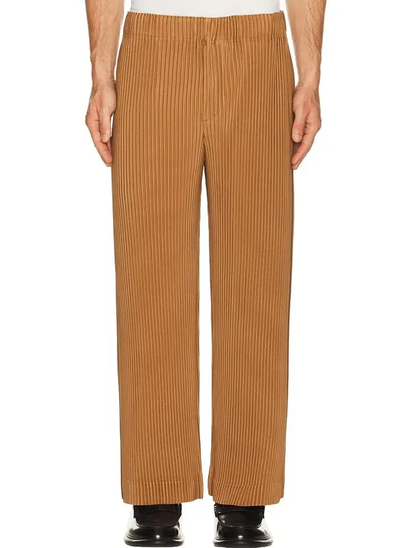 Issey Miyake Homme Plissé Mc Trousers - Brown