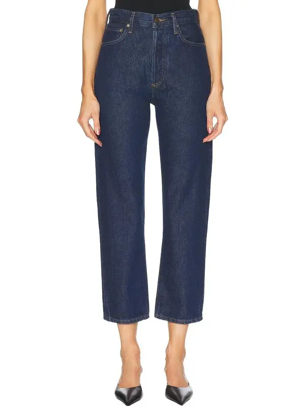 AGOLDE 90's Pinch Waist Crop Jeans - Foxley