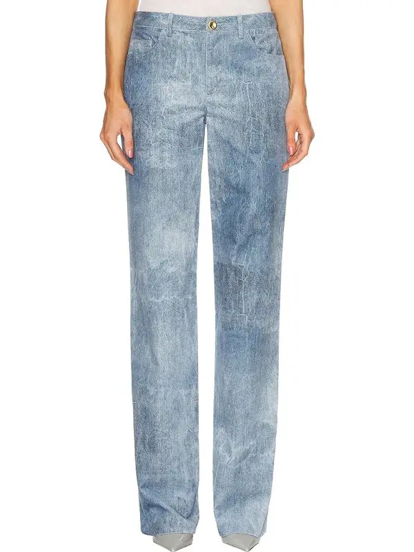 Brandon Maxwell The Reid Pant - Denim