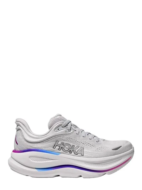 Hoka One One Bondi 9 Sneakers - Cosmic Grey/white Mesh
