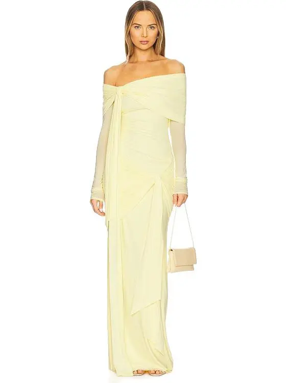 DEME BY GABRIELLA Heloise Dress - Butter Yellow