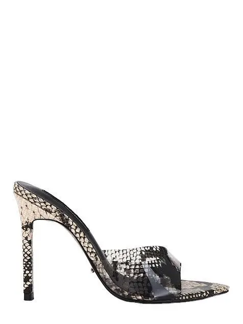 TONY BIANCO Malibu Stiletto Sandals - Clear Snake