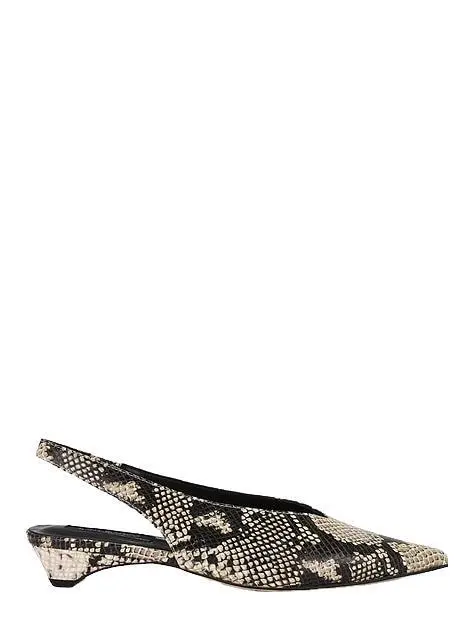 TONY BIANCO Esmae Slingback Pumps - Ecru Snake