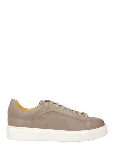 DOUCAL'S Leather Low-top Sneakers - Beige