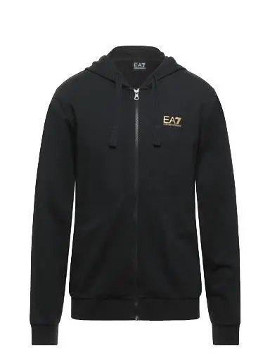 EA7 Light Cotton Sweatshirt - Black