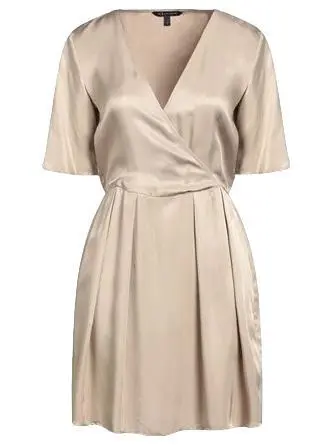Armani Exchange Mini Flared Dress - Beige