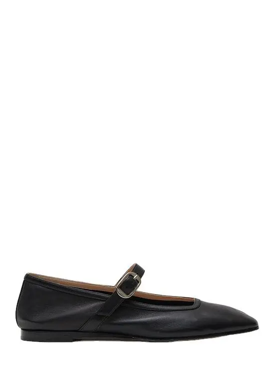 Le Monde Beryl Leather Ballet Mary Jane - Black