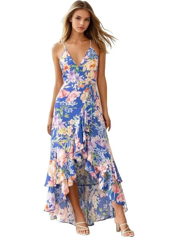Yumi Kim Adela Maxi Wrap Dress - Floral